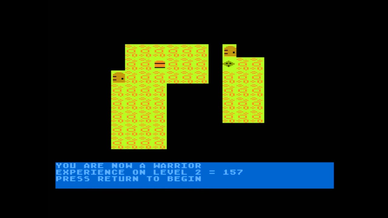 Beneath Apple Manor for the Atari 8-bit family - YouTube