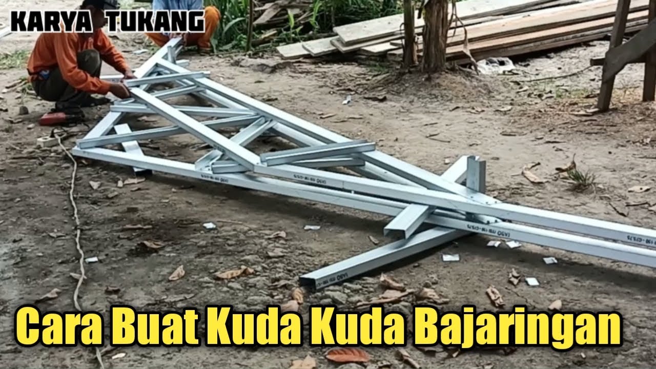 Cara Membuat Kuda Kuda Utuh Dan Kuda Kuda Potongan - YouTube