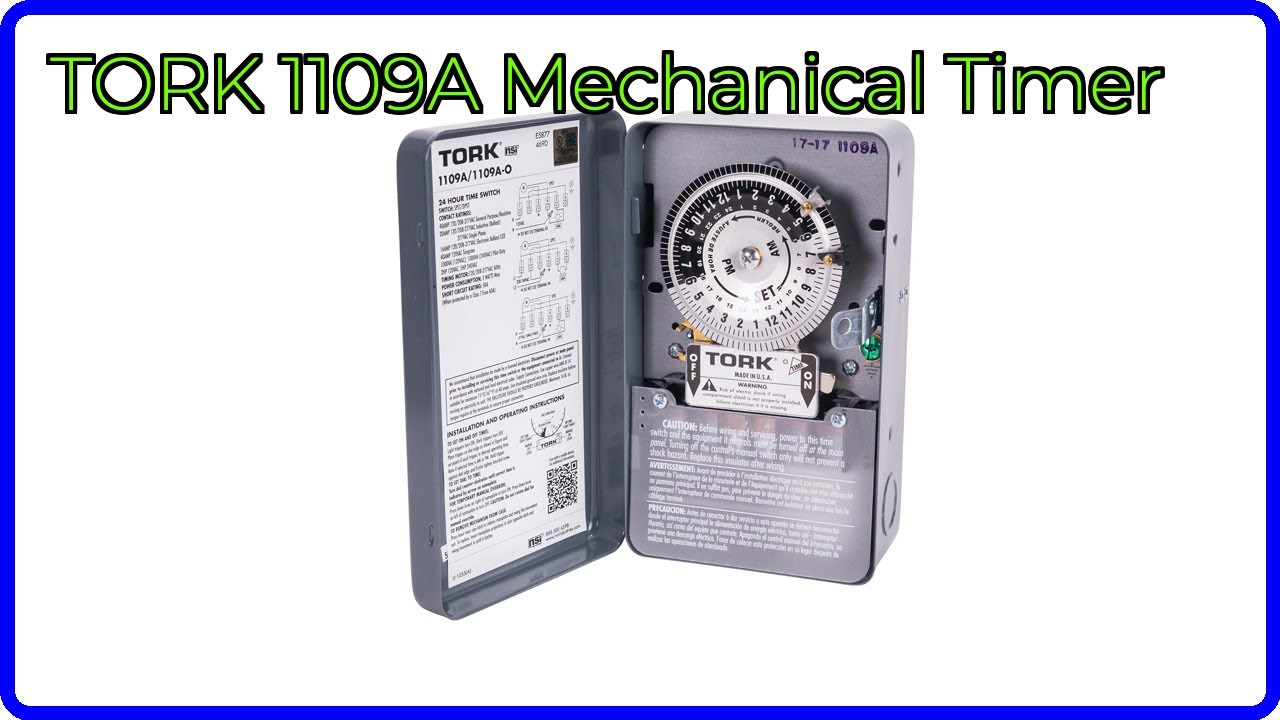 REVIEW (2026): TORK 1109A Mechanical Timer. ESSENTIAL details. - YouTube