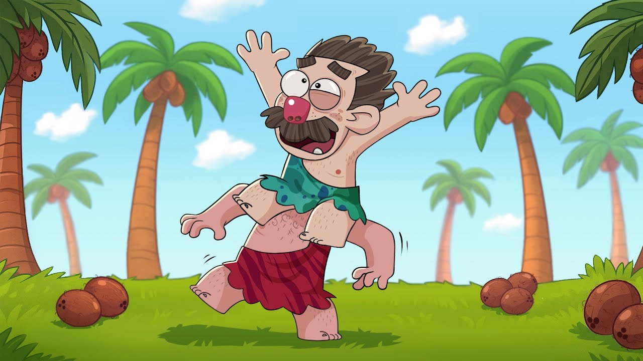 The Funniest Caveman Fail Ever?! 🥥🤣 | Ooga Booga Animation - YouTube