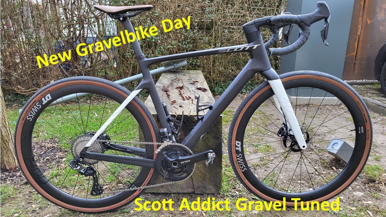 New Gravelbike Day - Scott Addict Gravel Tuned - YouTube