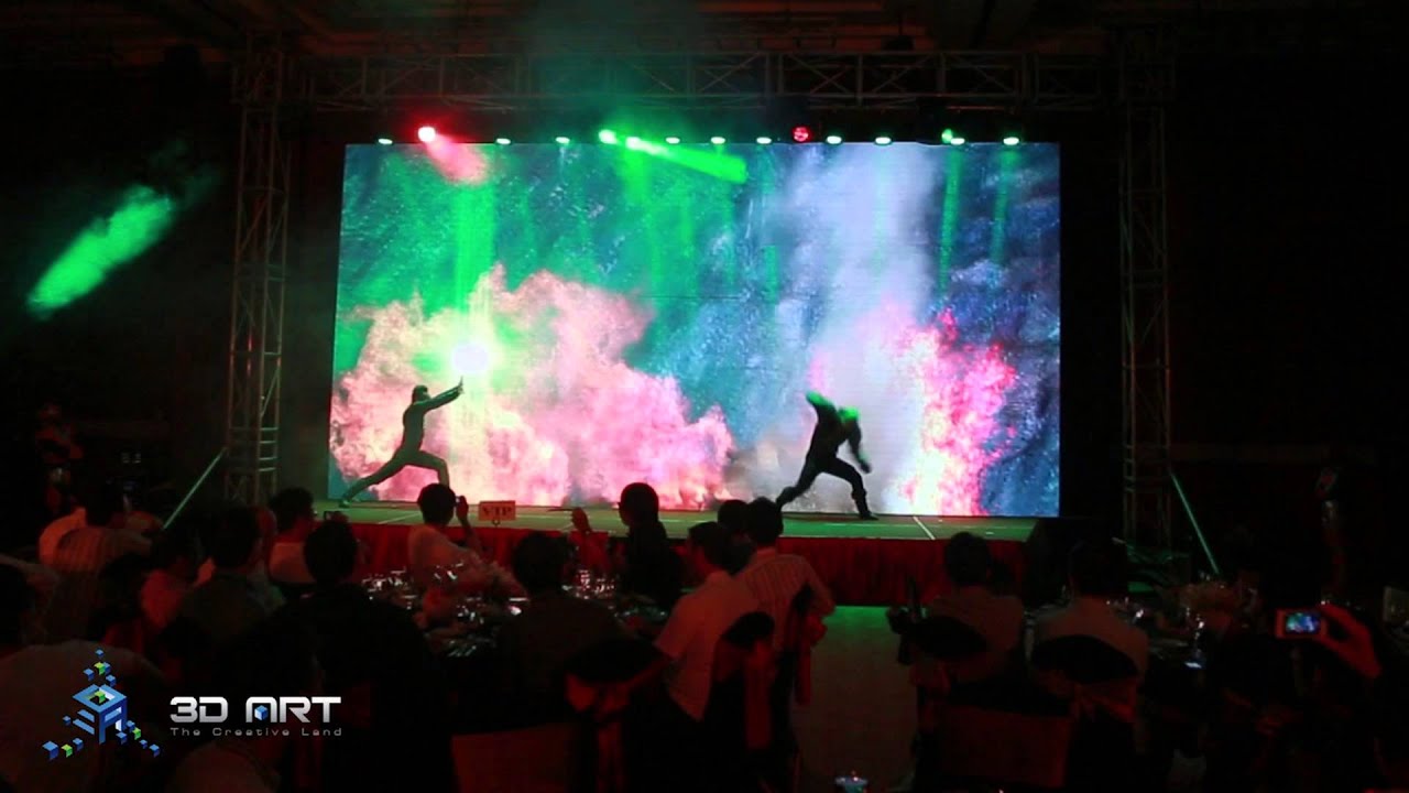 3D Art - 3d projection mapping. Radware event 02 - YouTube