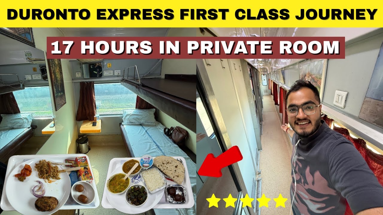 Most Luxurious Private FIRST AC Journey in Mumbai Duronto Express ...