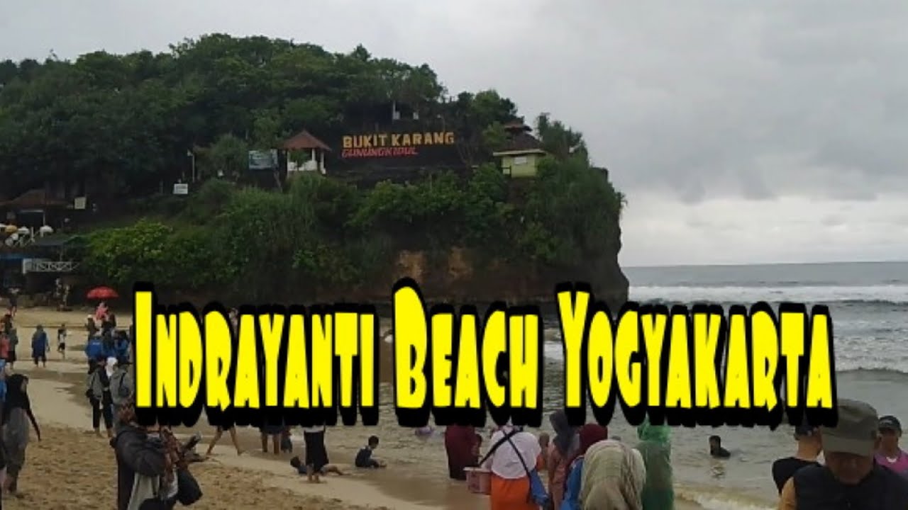 Take A Walk Enjoying Indrayanti Beach Yogyakarta - YouTube