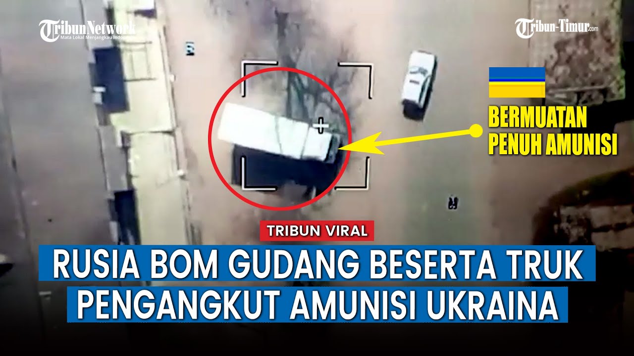 Detik-detik Bom FAB Rusia Ledakkan Gudang Amunisi Ukraina - YouTube