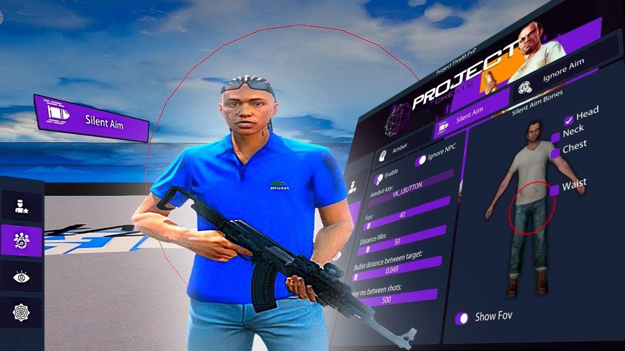 NOVO MELHOR MOD MENU MENU PARA FIVEM - Project Pvp - YouTube