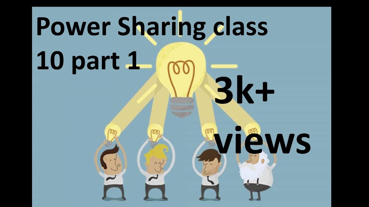 power sharing part 1 class 10 animation video in tamil - YouTube