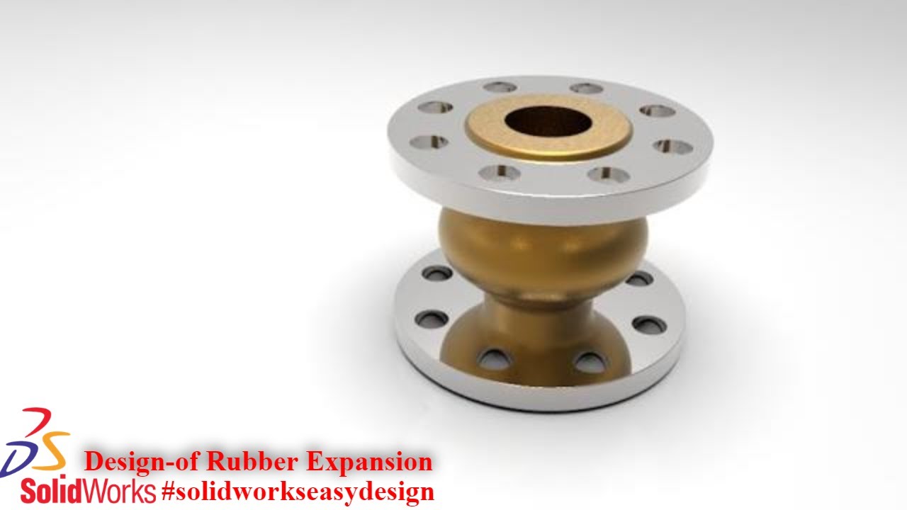 Solidworks Tutorials # 44 How to Design a Rubber Expansion in ...