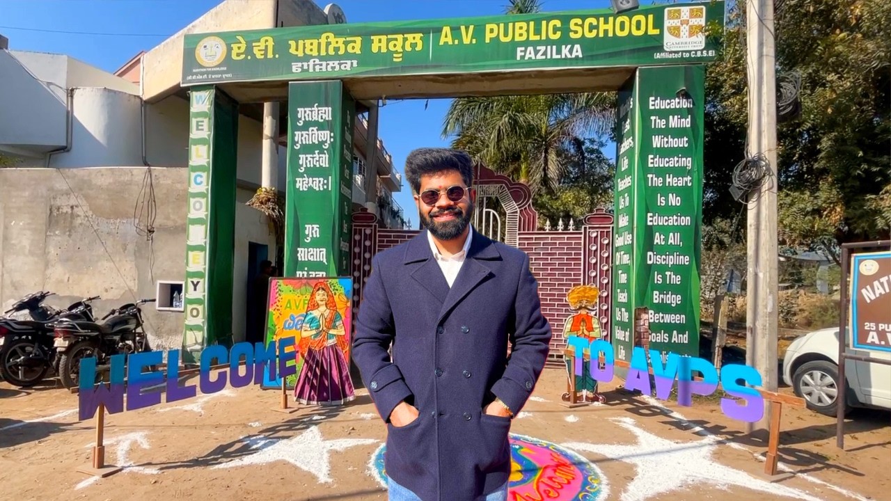 Honoured to Be Invited as Chief Guest at AVPS School - YouTube