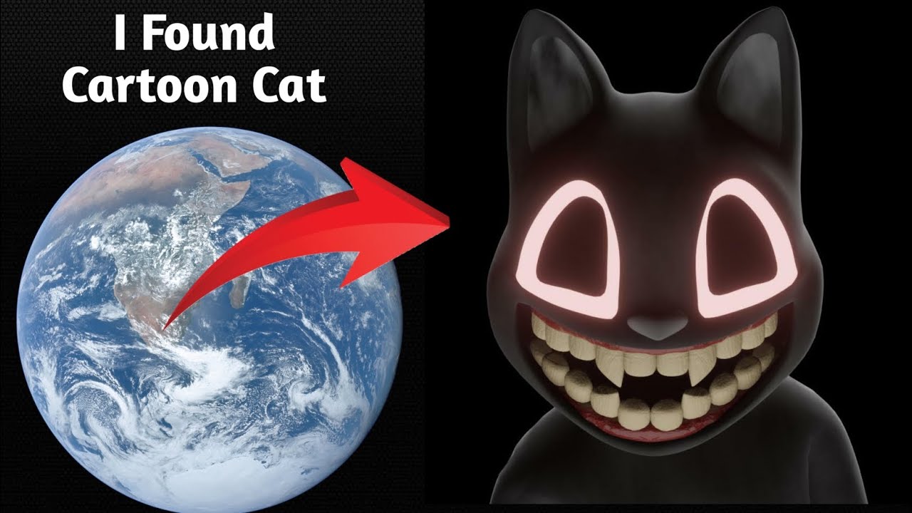 I Found Cartoon Cat 🐈‍⬛😱 on google maps and google earth 🌏 #map #earth ...