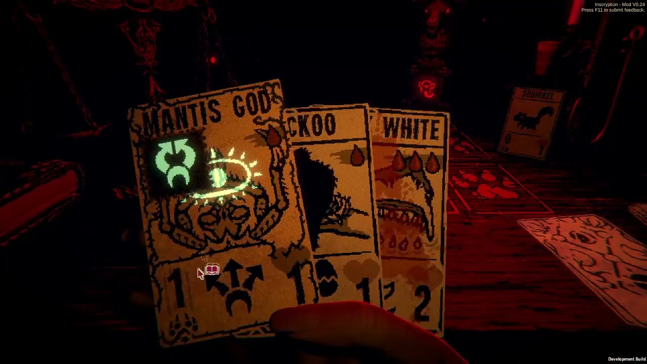 Inscryption - What happens with double strike on mantis god? - YouTube