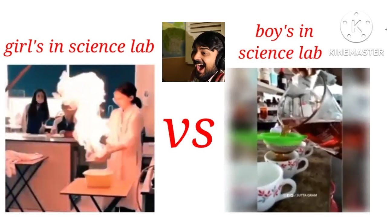 Girl's in science lab vs boy's in science lab || #memes || - YouTube