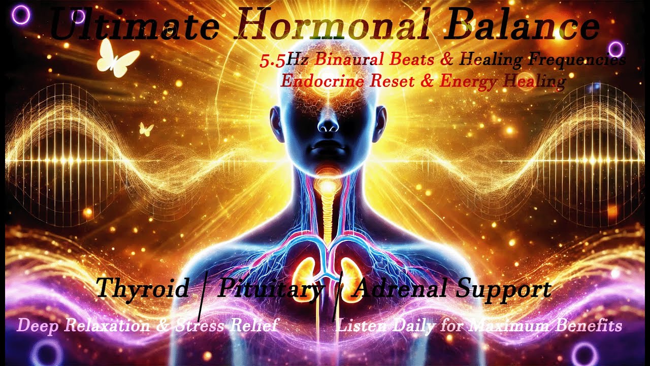 Ultimate Hormonal Balance | 5.5Hz Binaural Beats & Rife Healing ...
