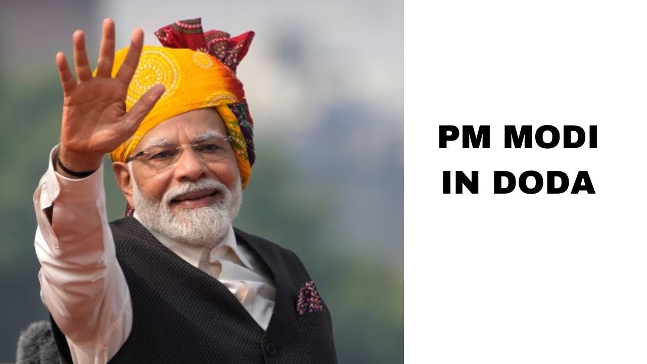 PM Modi To Address Rally In Doda Tomorrow - YouTube