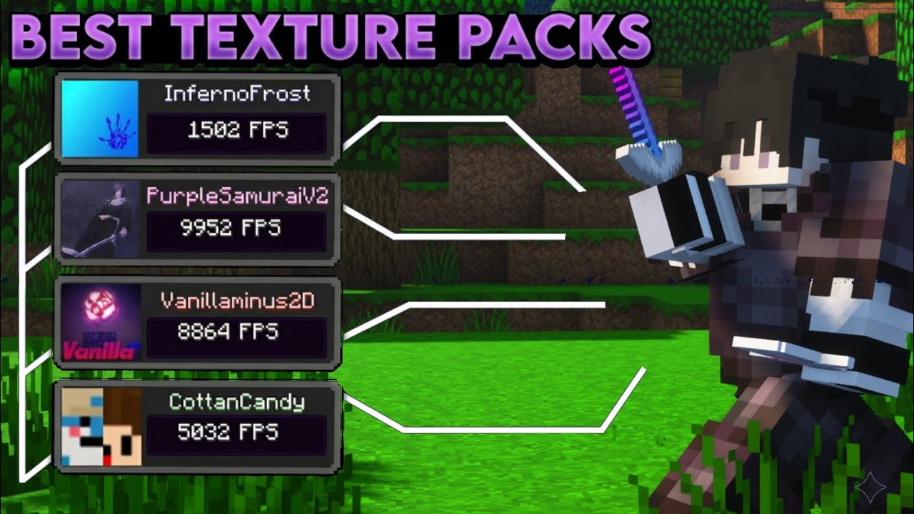 TOP 5 BEST PvP & FPS BOOST Texture Packs! (Minecraft 1.8.9 - 1.21+) 🚀 ...