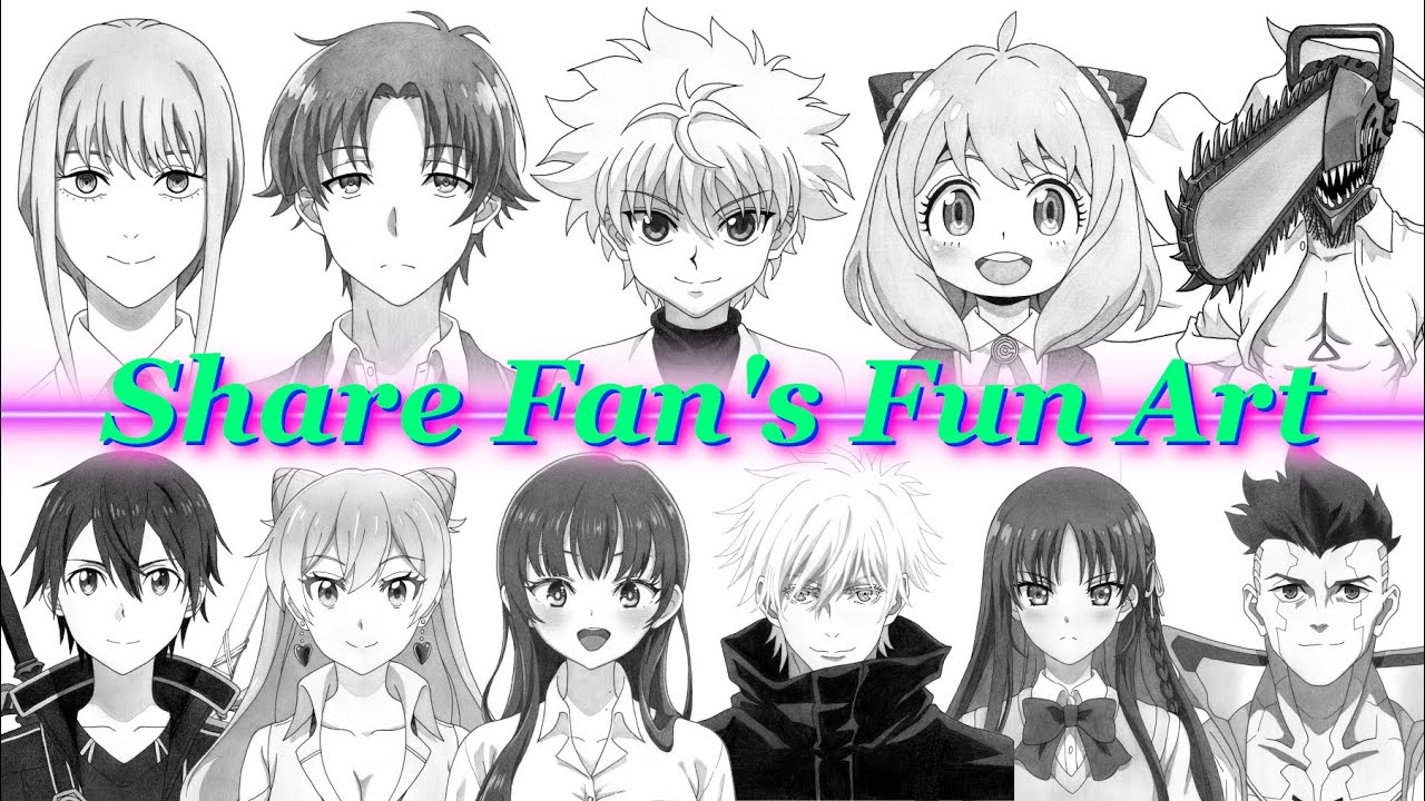 Share fan's fun art vol.4 / "Share My Art" - YouTube