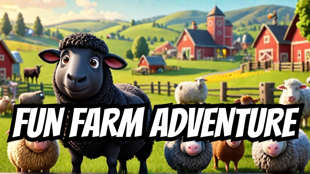 Baa Baa Black Sheep’s Fun Farm Adventure | Explore Animals and Learn ...
