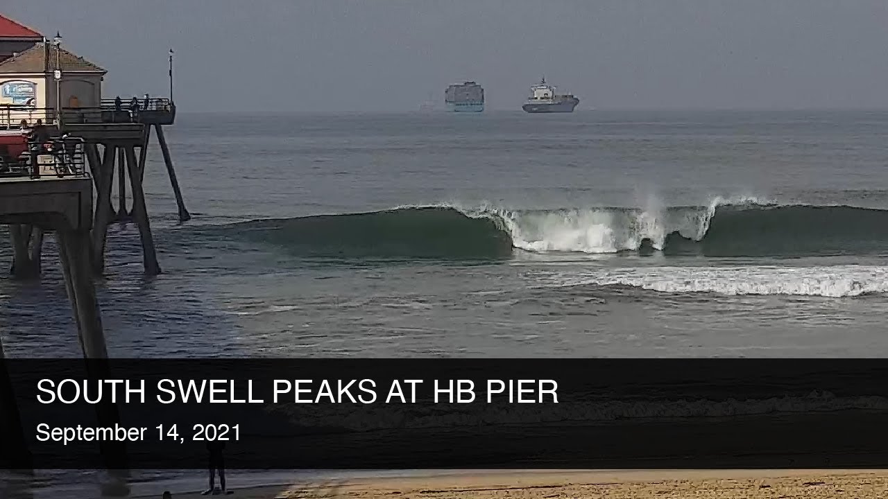 HUNTINGTON BEACH!! pier TUBES on September 14, 2021 - YouTube