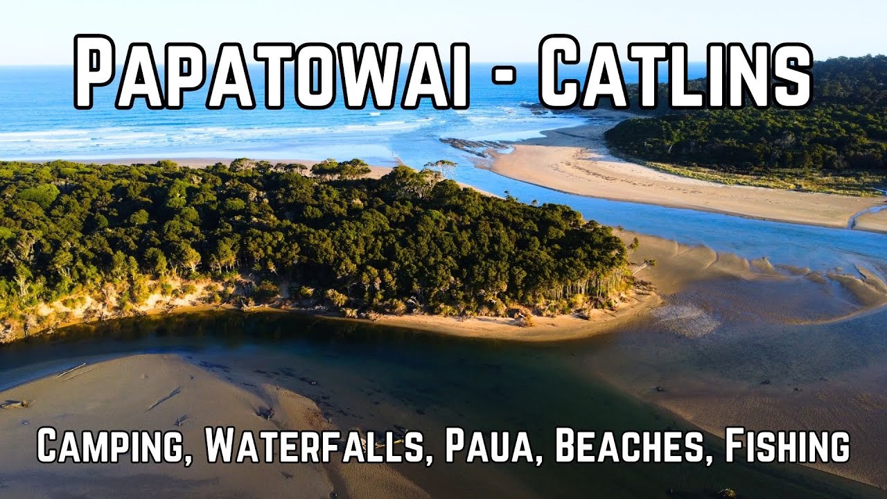 Now we've arrived, this is what we came for... Papatowai DOC Camp ...