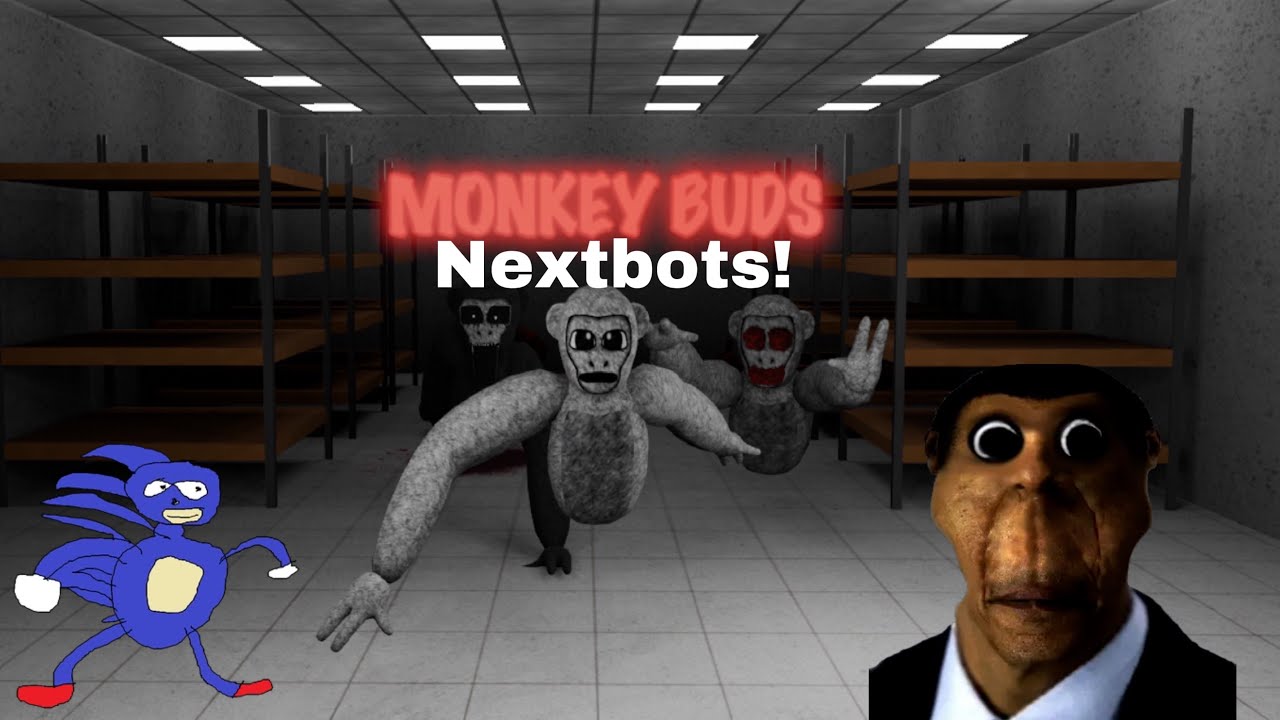 Monkey Buds Nextbots - YouTube