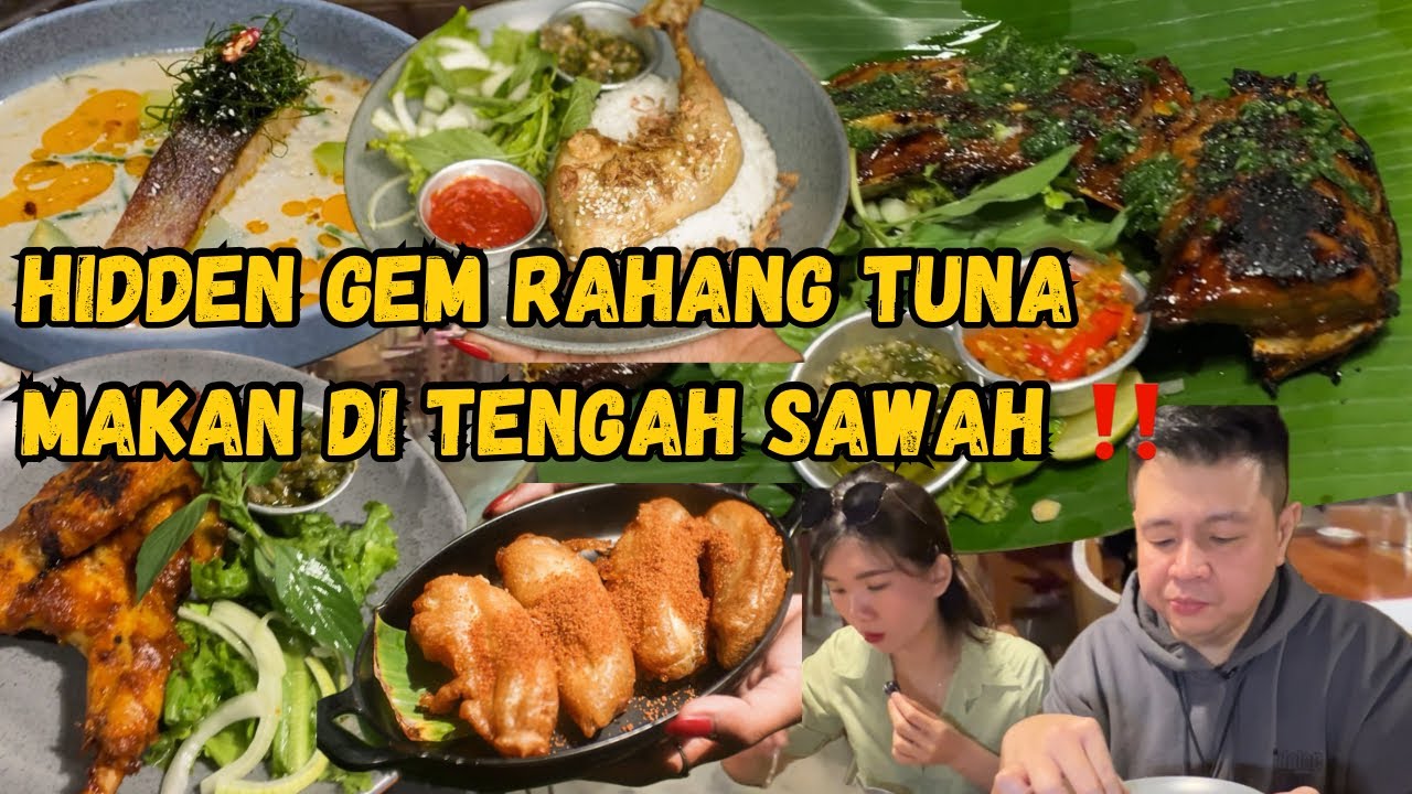 MAKAN RAHANG TUNA & LODEH SALMON DI TENGAH SAWAH KULINER SEHAT BY TOTO ...