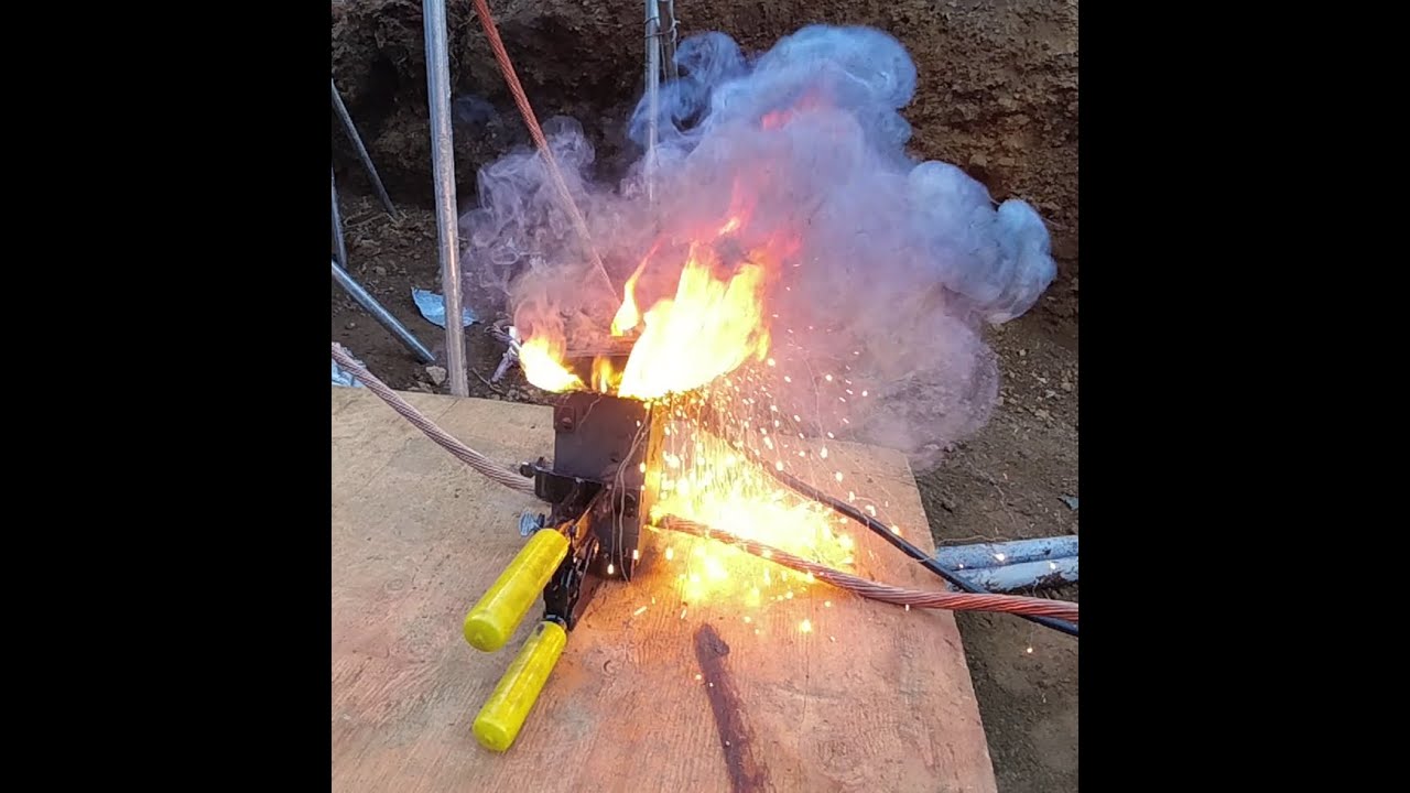 How To: Exothermic Welding 4/0 Copper Ground System With Cadweld Plus ...