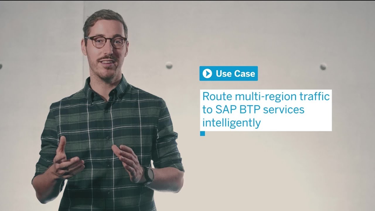 Route multi-region traffic to SAP BTP services intelligently - YouTube