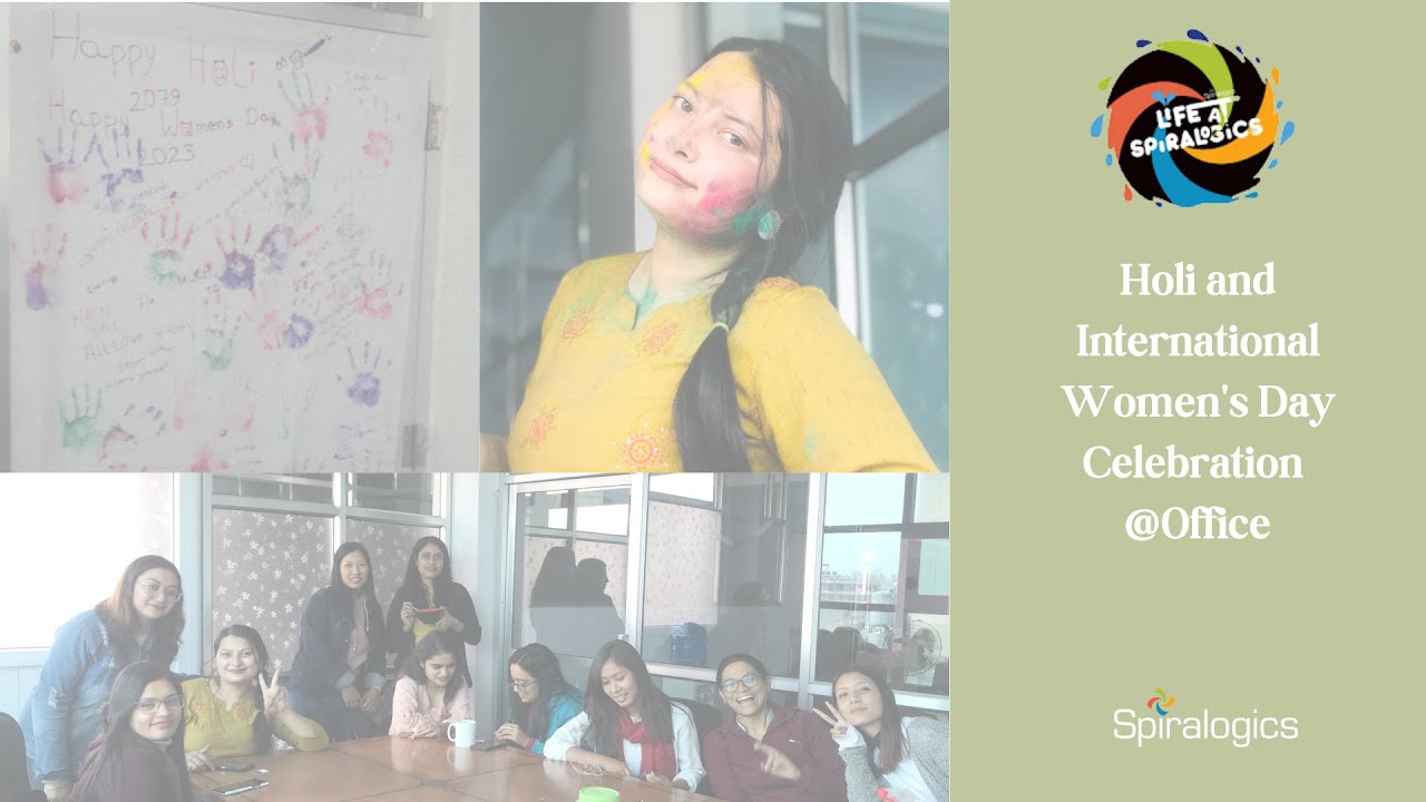 Holi & IWD Celebration at Office 2023 | Highlight Video | Spiralogics # ...
