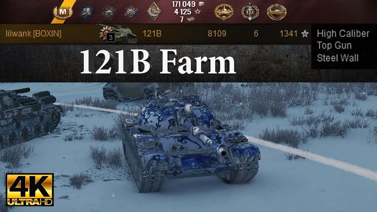 121B video in Ultra HD 4K🔝 Farm, 8109 dmg, 6 kills, 1341 exp, 2420 blo ...