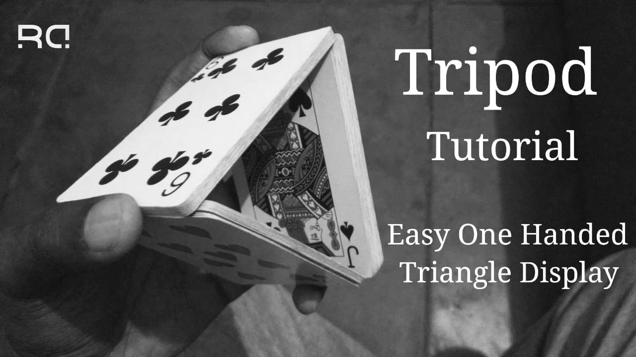 Tripod | Easy Triangle Display | Cardistry Tips | Card Flourish Tutorial - YouTube