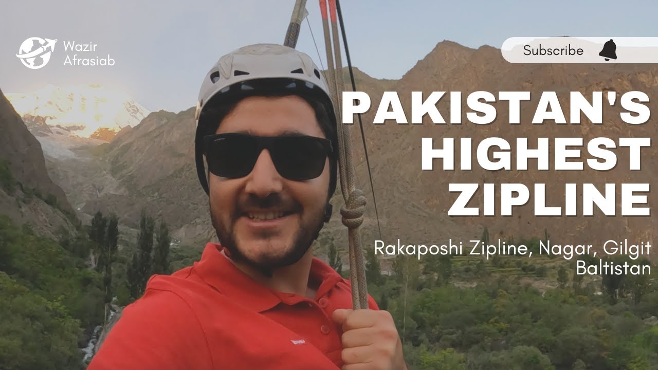Pakistan's 2nd Highest Zip-line | Rakaposhi Zip-line | Gilgit Baltistan ...