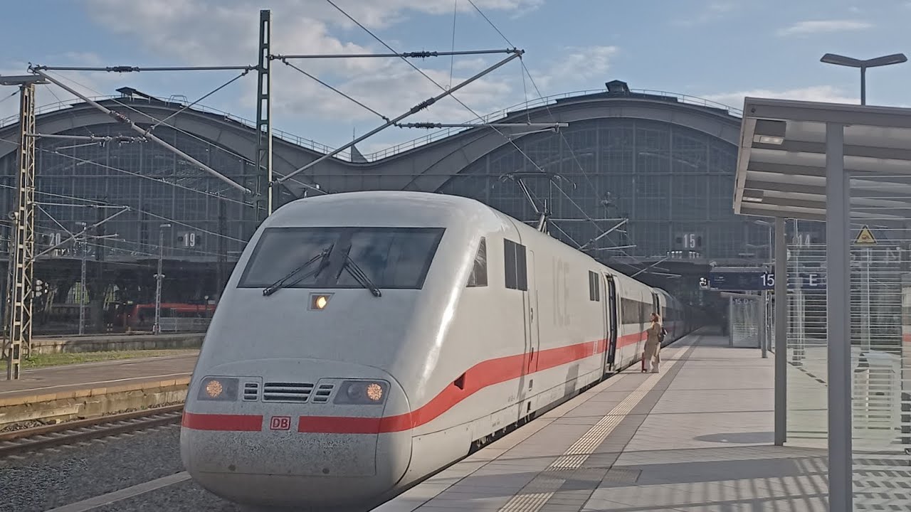 ICE1 || Br401 als ICE1949 Ausfahrt in Leipzig Hbf - YouTube