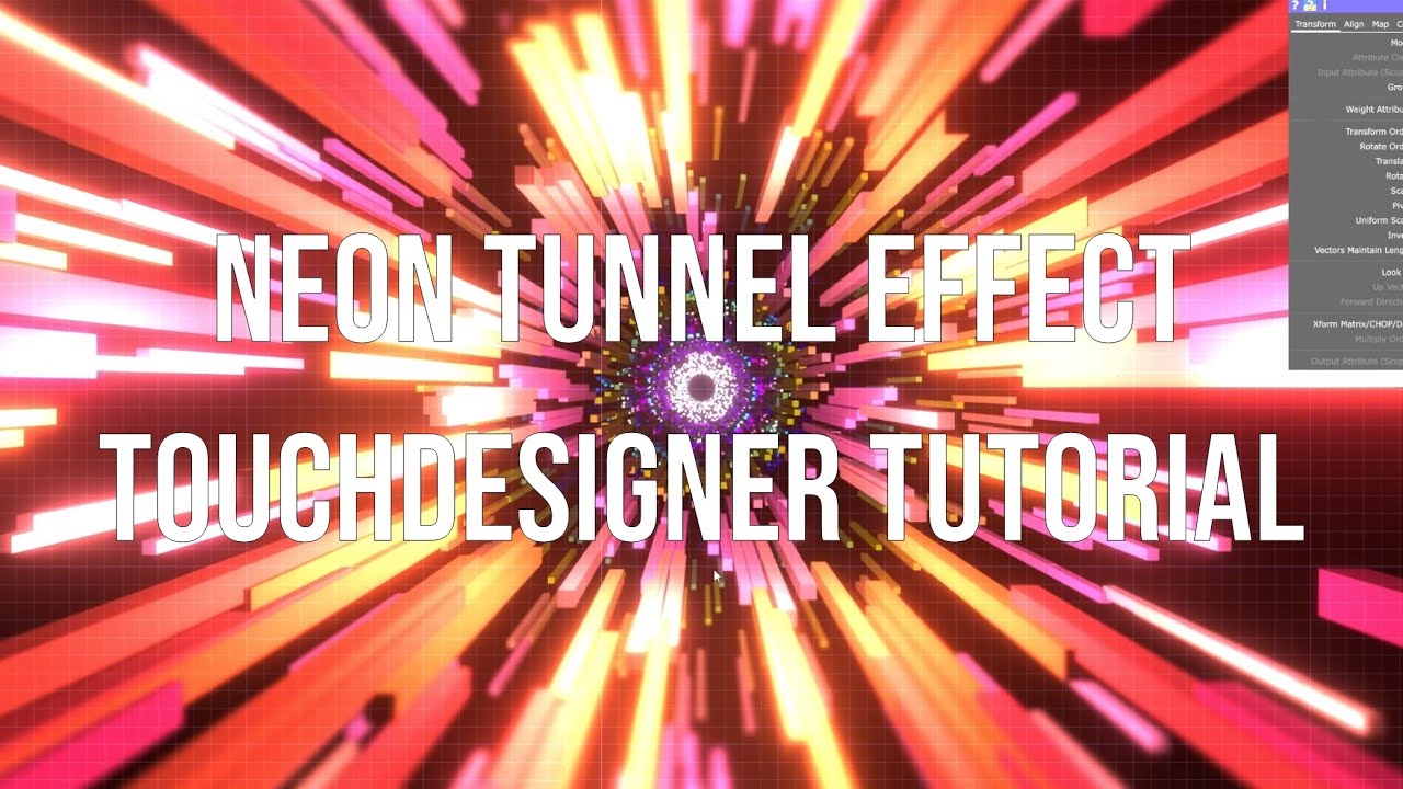 Neon Tunnel Effect - TouchDesigner Tutorial (Beginner Friendly!) - YouTube