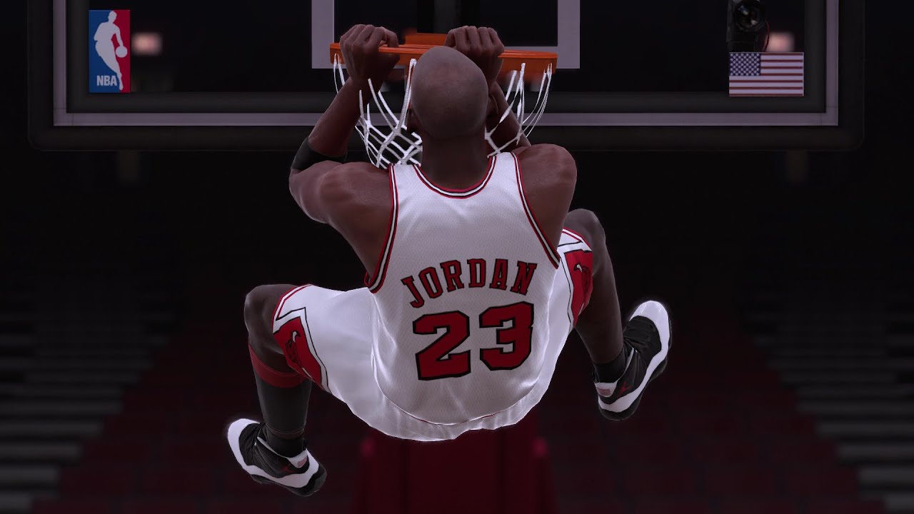 NBA 2K16 Michael Jordan Appears in MyPark Balling Out Of Control ...