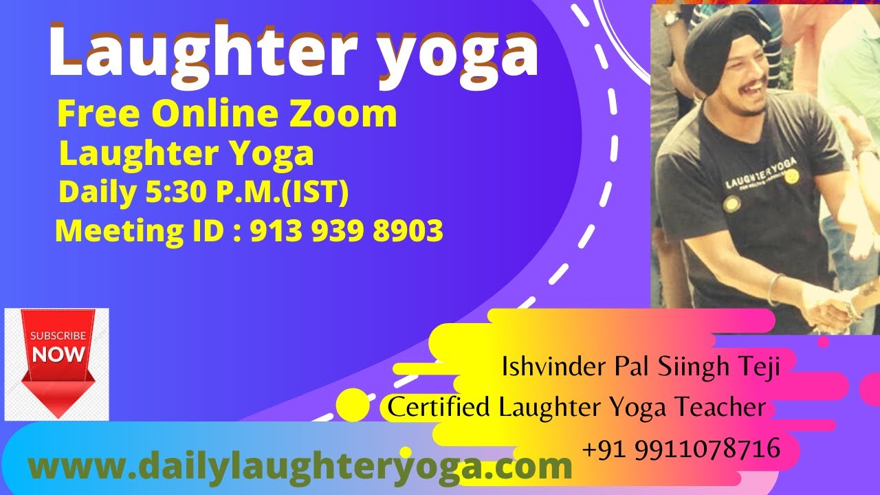 Day 13 online laughter yoga session | Laughter yoga free ...