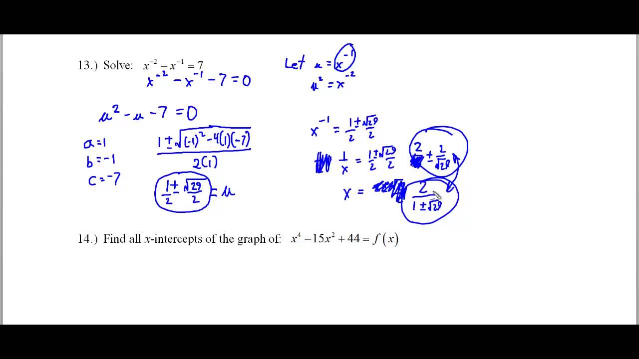 KCC - Math 121 - Chapter 8 Test Review Video Part 4 - YouTube