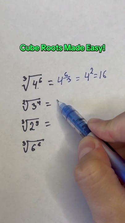 Learn how to simplify cube roots in seconds using basic prime ...
