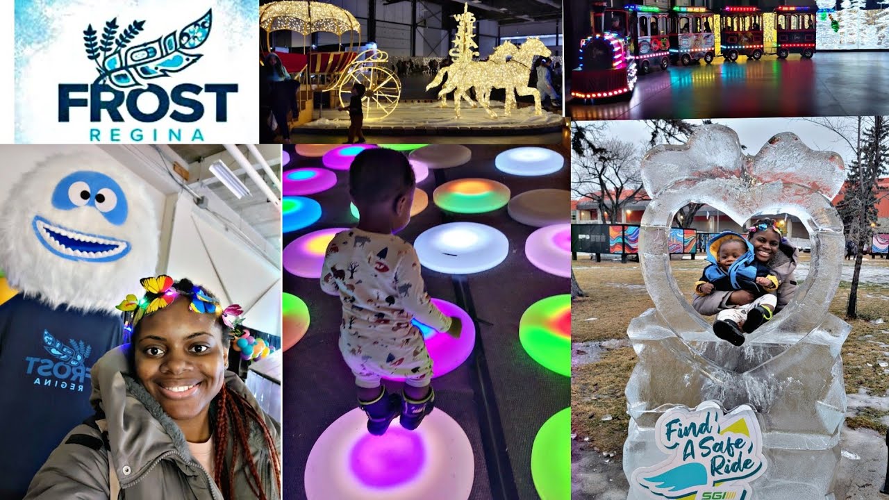 We went to the most magical winter event in Canada 🇨🇦| beautiful lights ...