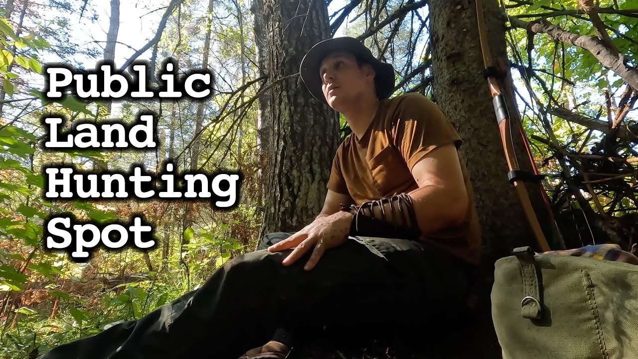 Setting Up My Primary Hunting Spot | Traditional Bowhunting - YouTube