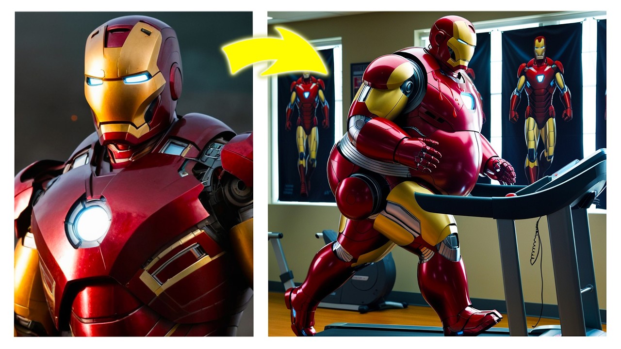 MARVEL But FAT VENGERS 🏋️‍♂️ HEROES IN OVERWEIGHT FORM! 🌟All Marvel ...