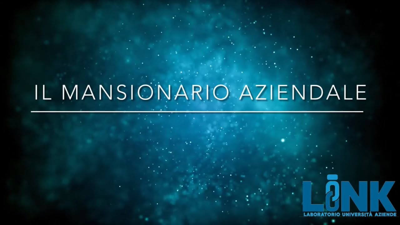 Michele Lazzarini - Il mansionario aziendale - YouTube