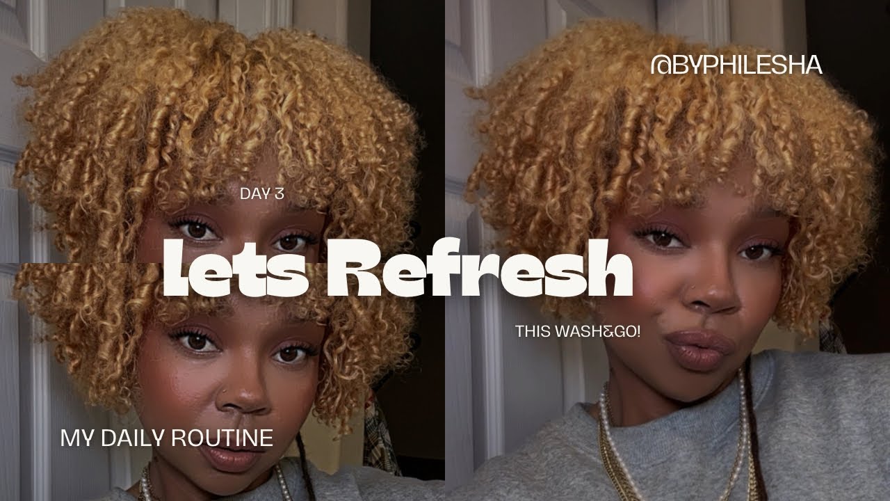 Refresh your wash & go! How to fix limp curls… - YouTube