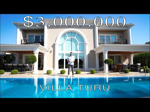 İstanbul'da $3.000.000'lık 7+1 Lüks Villa Turu