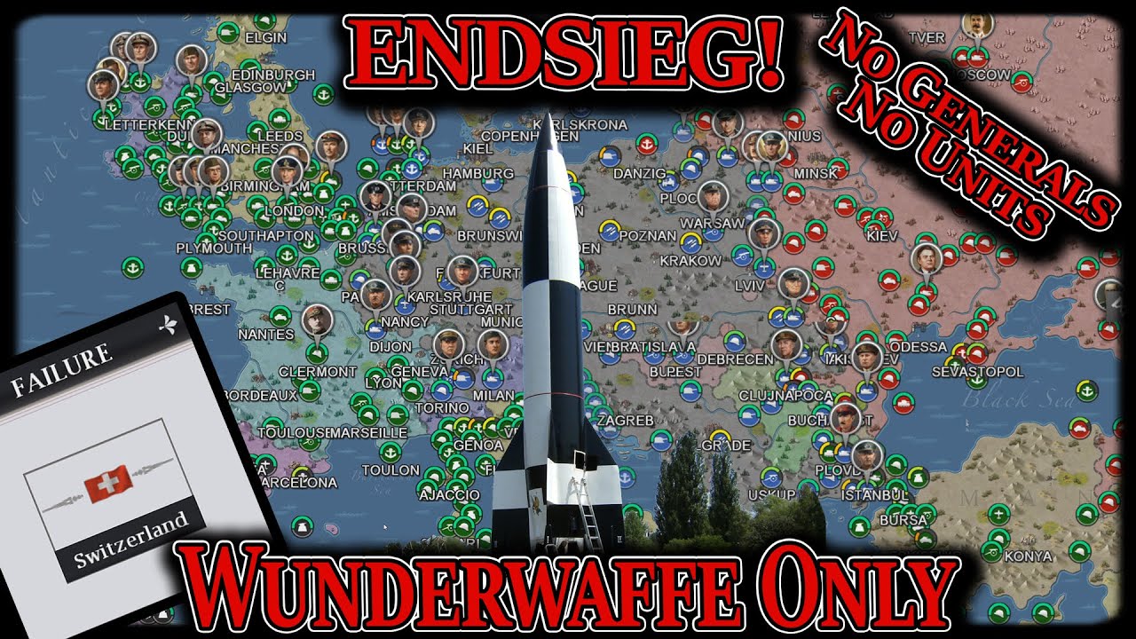Wunderwaffen Only #2 German ENDSIEG No Generals No Units! WW2 Mod ...