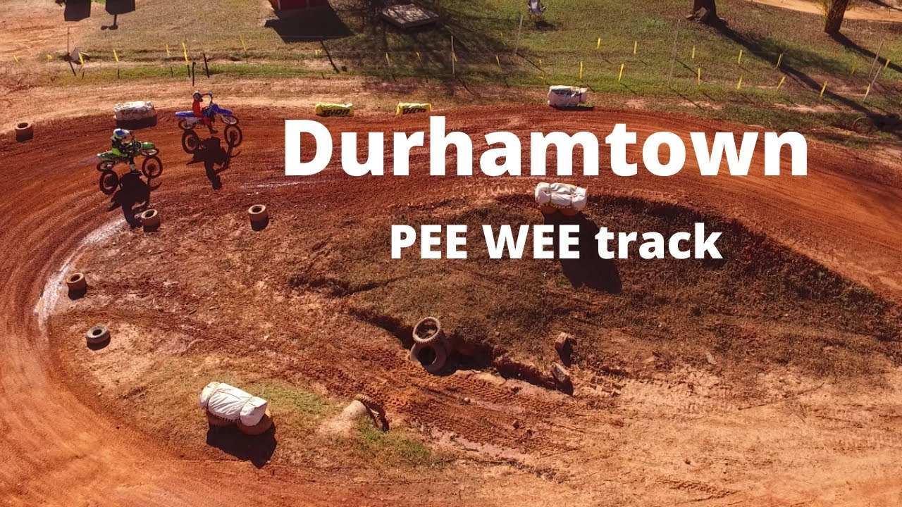 Durhamtown PEE WEE track. Kids on dirt bikes, SSR 125, YZ 80 - YouTube
