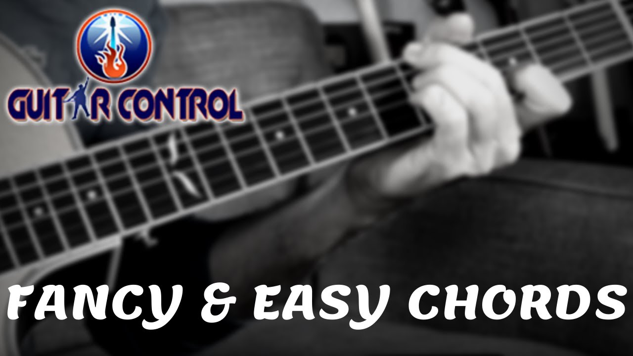 How To Play Fancy and Easy Chords - Acoustic Guitar Lesson On Chords w ...