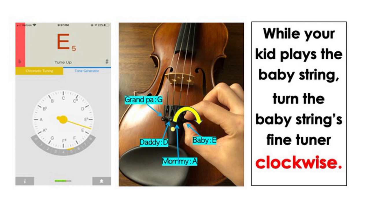 How to tune the violin • HTP-TV - YouTube