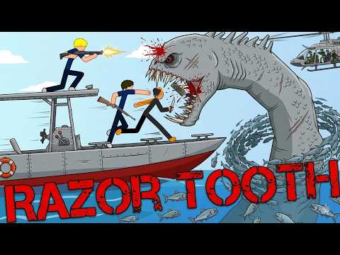 ( sticknodes animation ) Razor tooth the swamp monster attack!  |  made by Zian anime