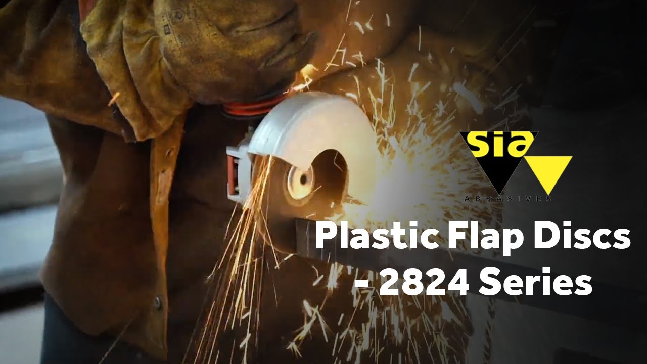 Plastic Flap Discs - 2824 (Sia Abrasives) - YouTube