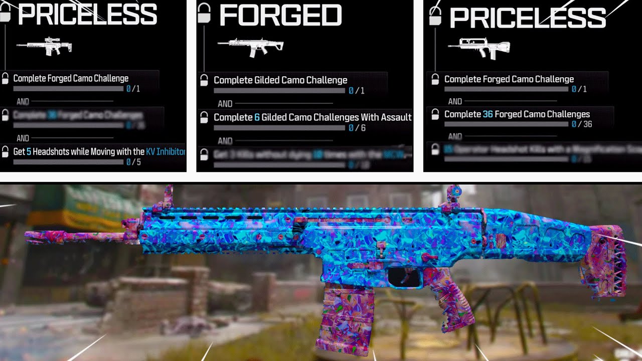 Modern Warfare 3 All Multiplayer Camo Challenges Youtube
